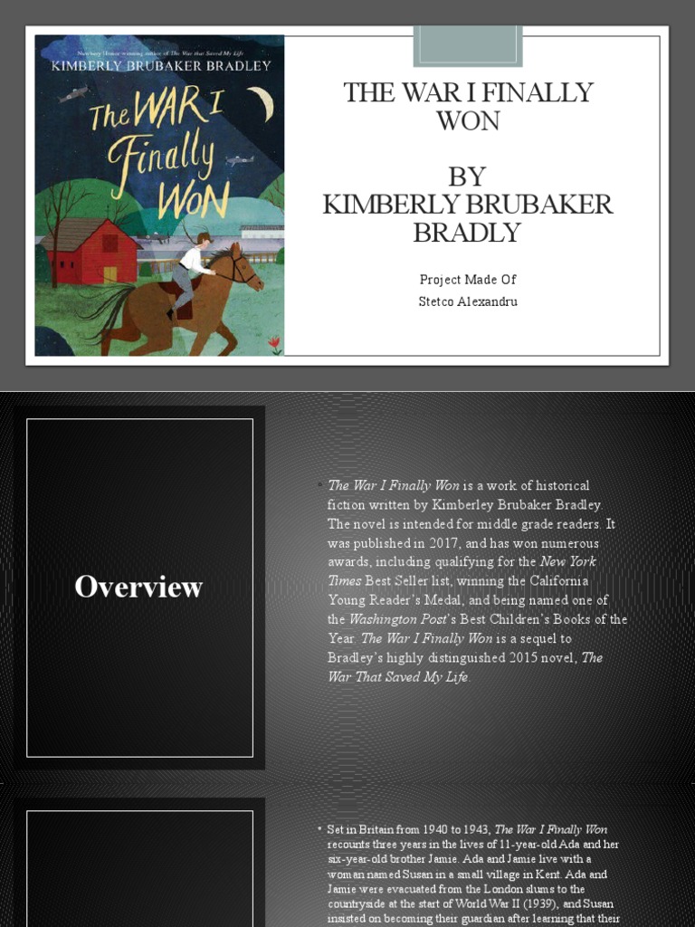 The War I Finally Won: A Summary of Kimberly Brubaker Bradley's Award ...