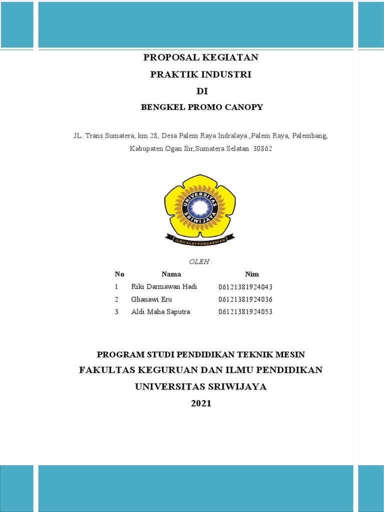 Proposal PI PT SPF Sip | PDF