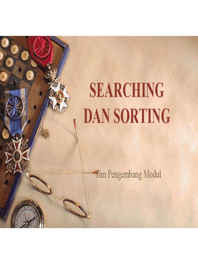 Searching Dan Sorting | PDF Searching Dan Sorting | PDF