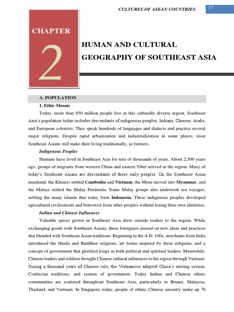 2022 01 Cultures of ASEAN Countries ch02 | PDF | Southeast Asia | Angkor