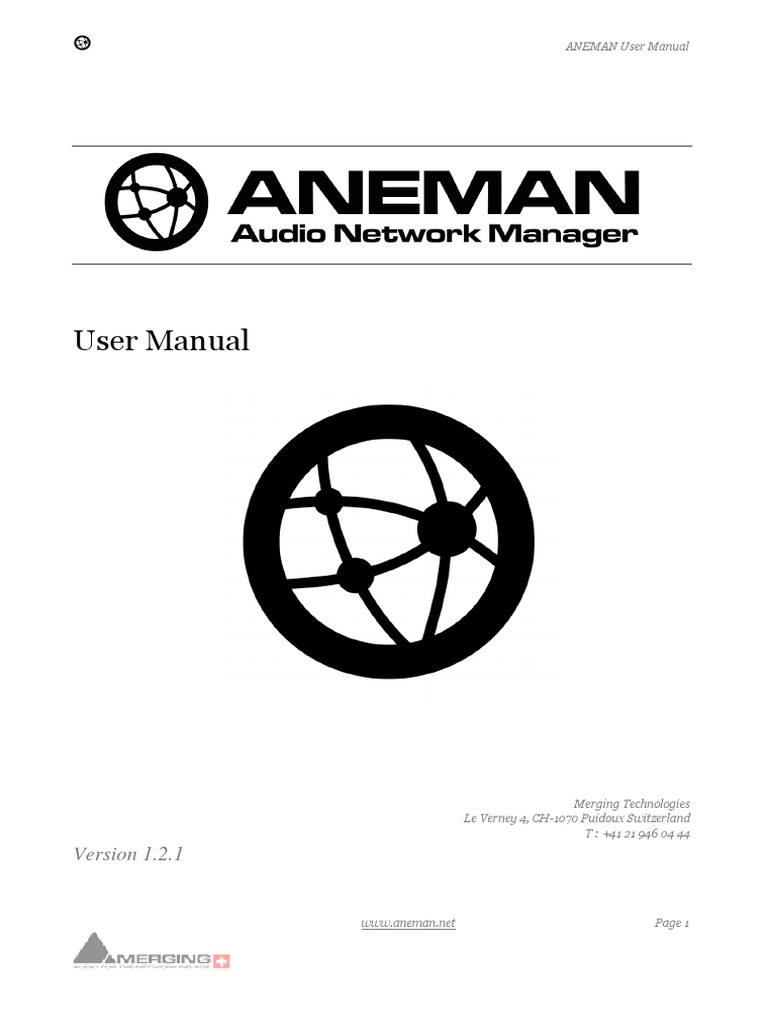 ANEMAN User Manual | PDF | Computer Network | Input/Output