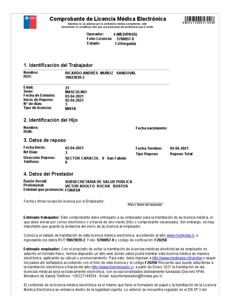 Licencia Plantilla | PDF