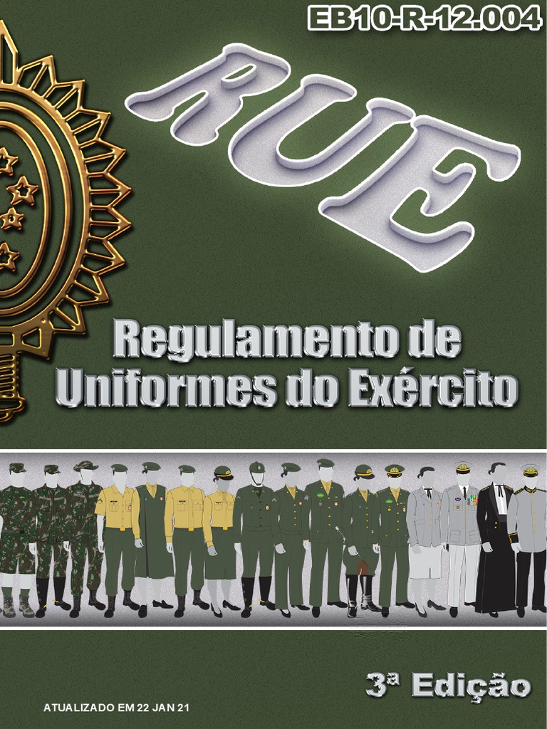 RUE (Regulamento de Uniformes Do Exército) | PDF | Militar ...