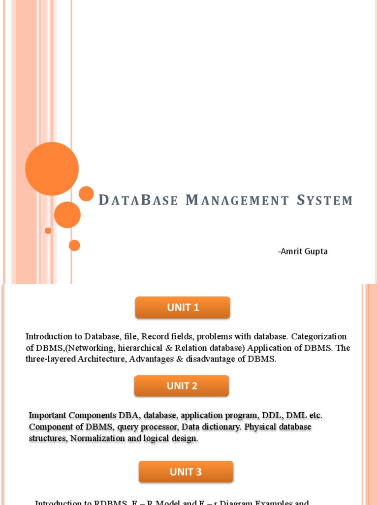An Introduction to Database Management Systems | PDF | Databases | No Sql