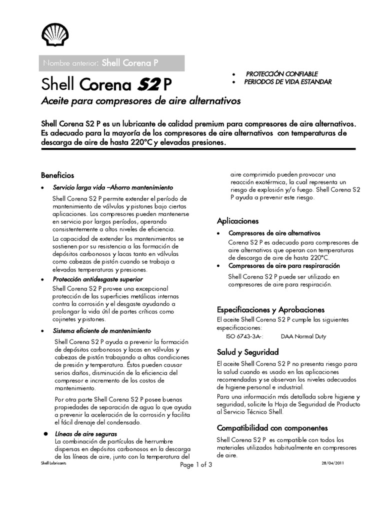 Corena - s2 - P - 150 Pistonmineral-Compresoreszebra | PDF | Pistón | Agua