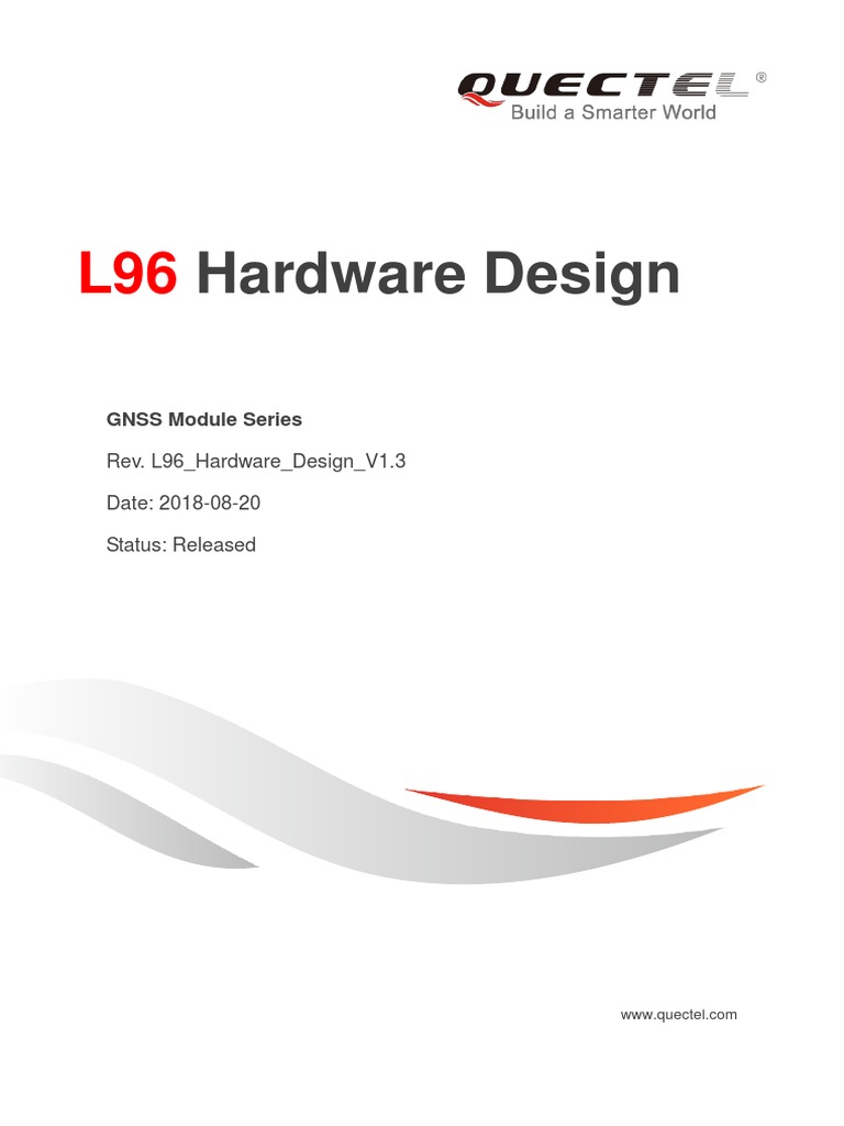 Quectel L96 Hardware Design V1.3 | PDF | Cellular Network | Radio