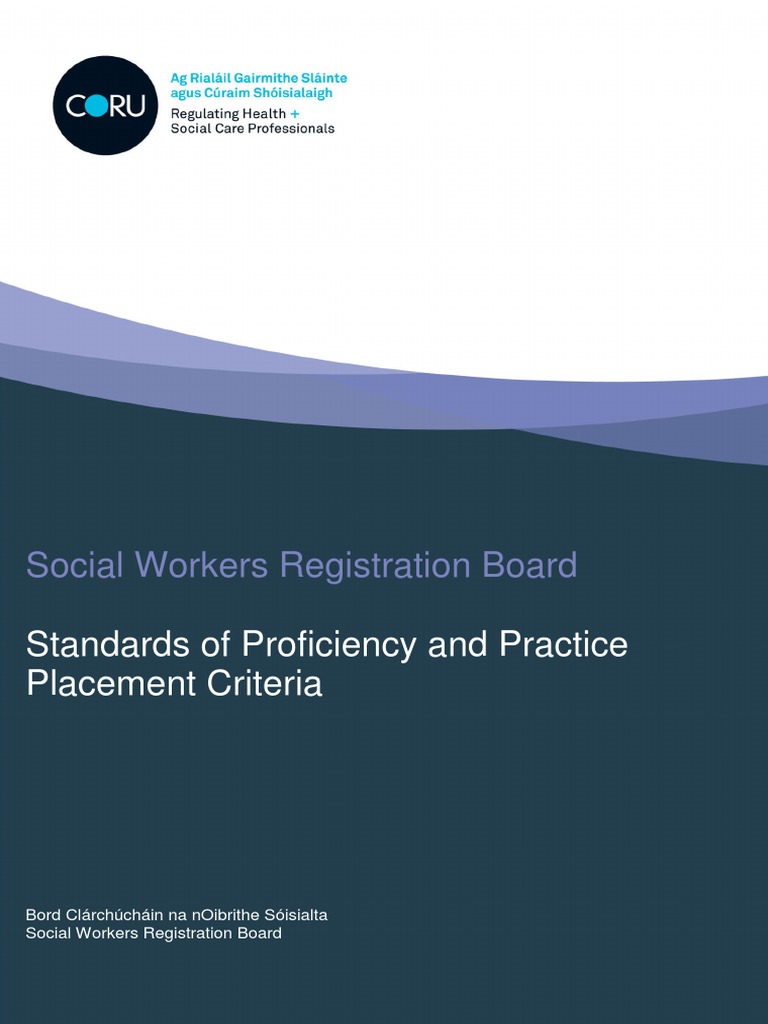 Standards of Proficiency For Social Workers | Download Free PDF ...