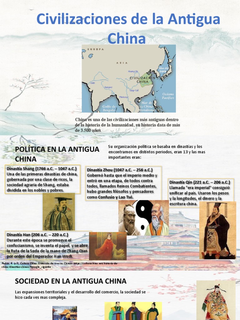 Exposición Civilización Antigua China | PDF | China | Política mundial