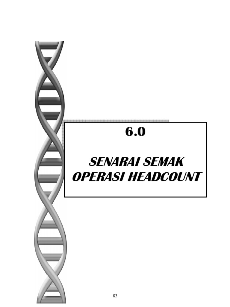 MANUAL - 06 - Senarai Semak | PDF