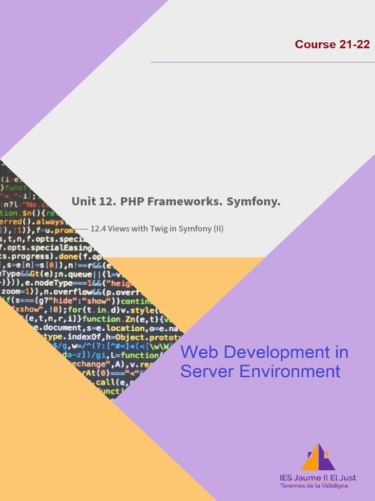 U12.04-Symfony. Views With Twig II | PDF | Php | Control Flow