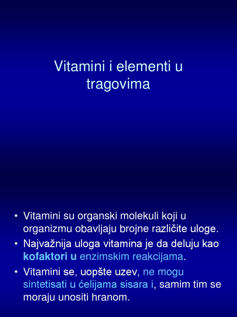 Vitamini | PDF