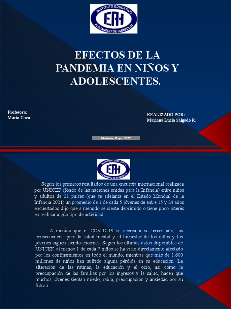 Exposicion Mariana Salgado | PDF | Unicef | Soledad