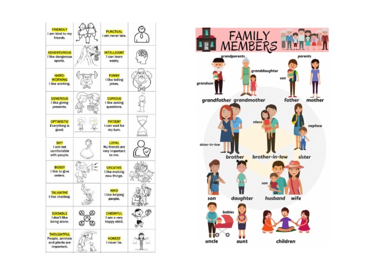 Family Vocabulary | PDF