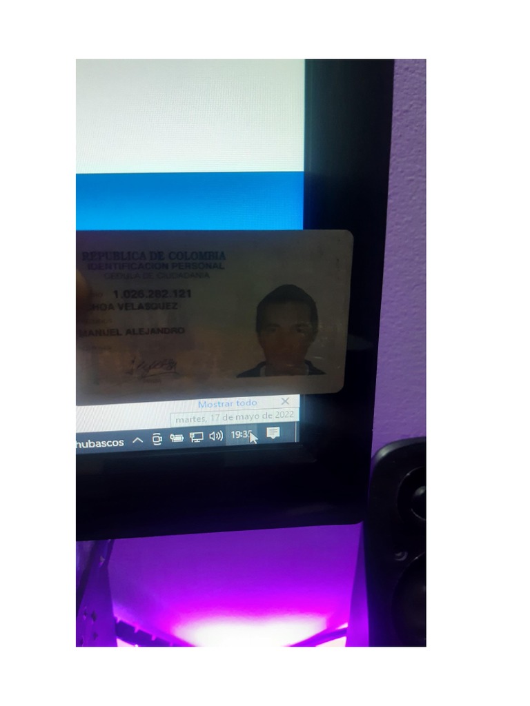 Foto Cedula Alejandro Ochoa | PDF