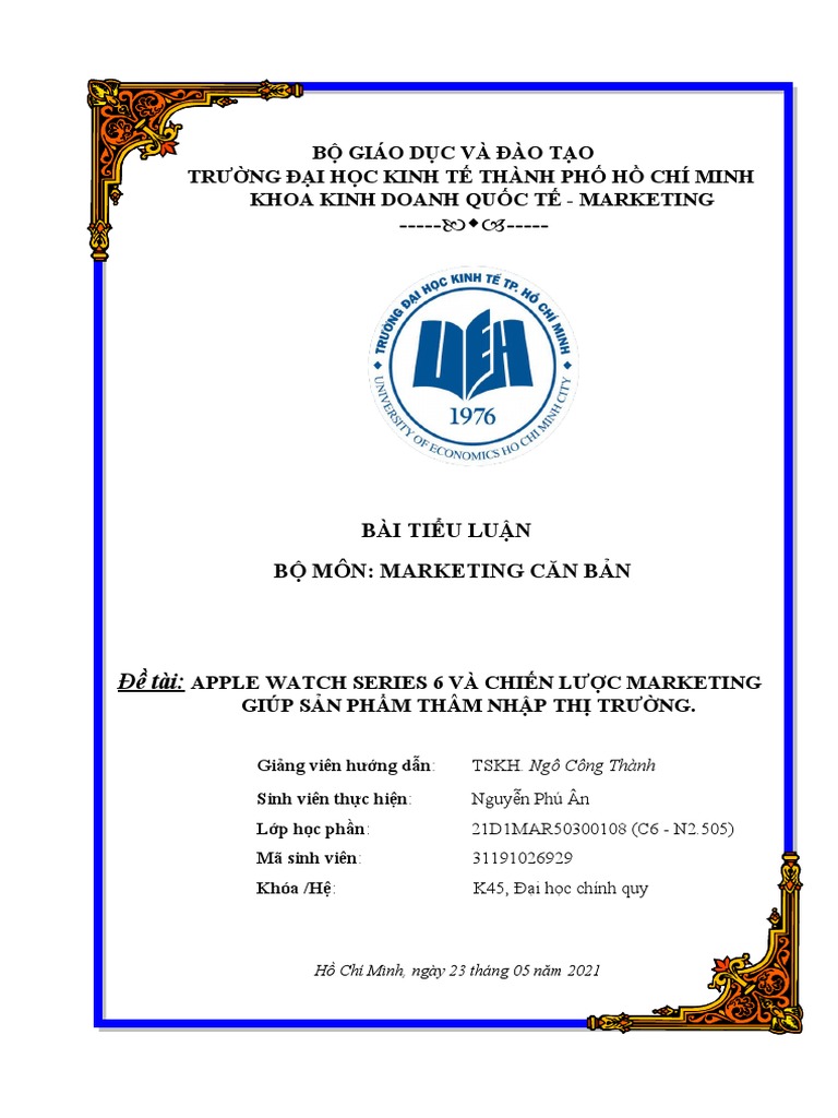 Tieu Luan Cuoi Ky | PDF