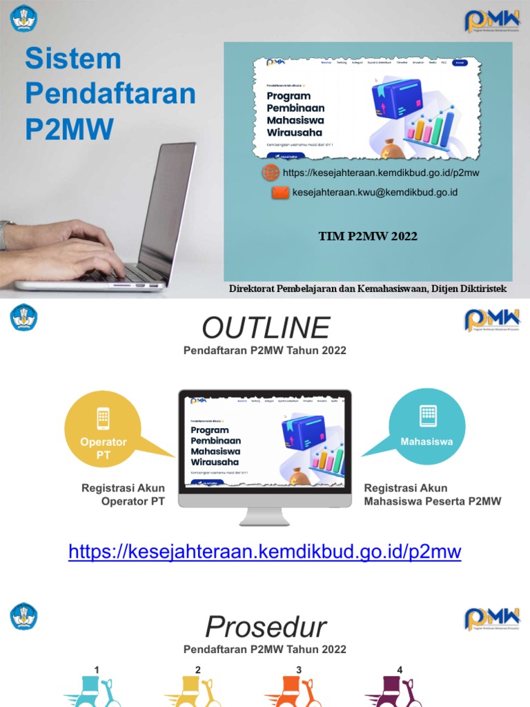 Sosialisasi P2MW-Sistem Pendaftaran P2MW | PDF | Karier & Perkembangan
