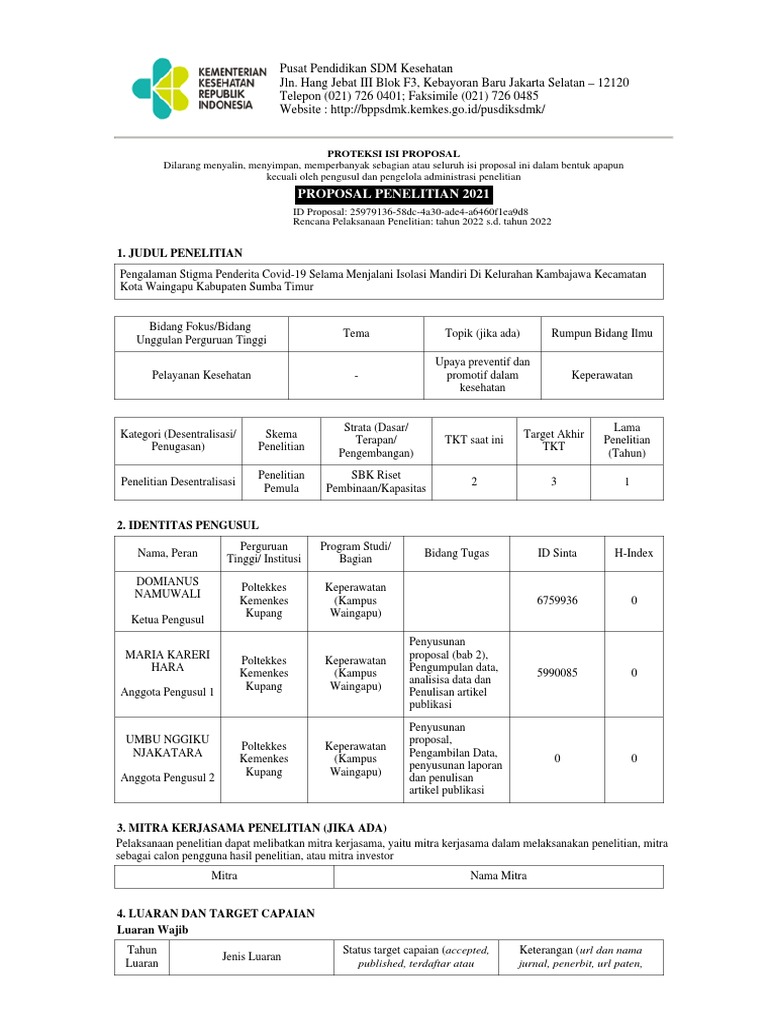 UsulanLengkapPenelitian Ners Ns. DOMIANUS NAMUWALI S.kep, S.kep, M.kep ...