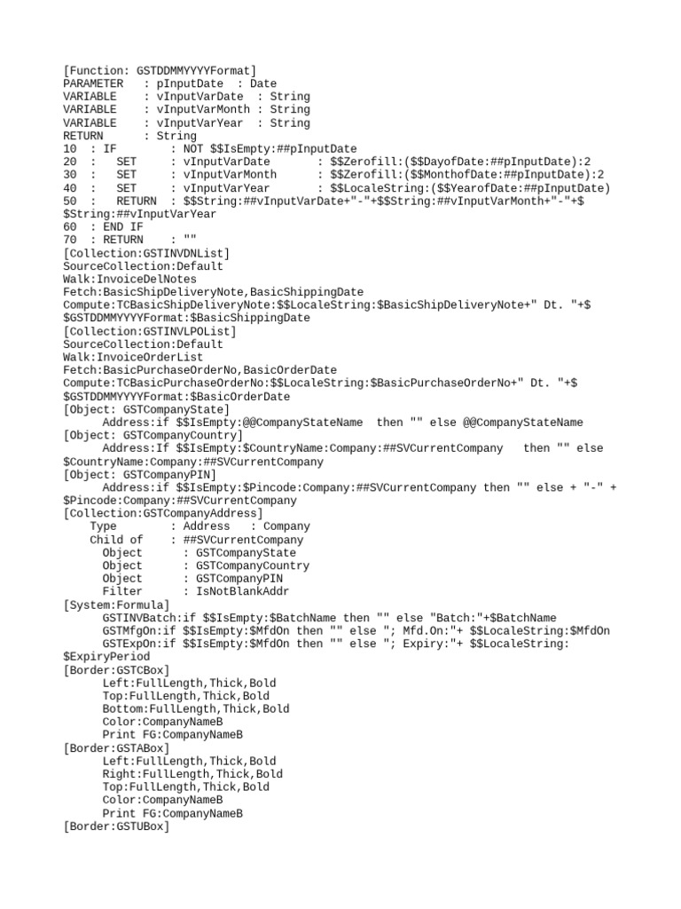GSTInvoice | PDF | Parameter (Computer Programming) | Computing