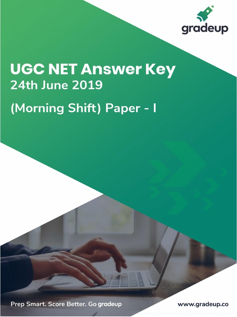 Answer Key 24 June Morning Paper 1 NET | PDF