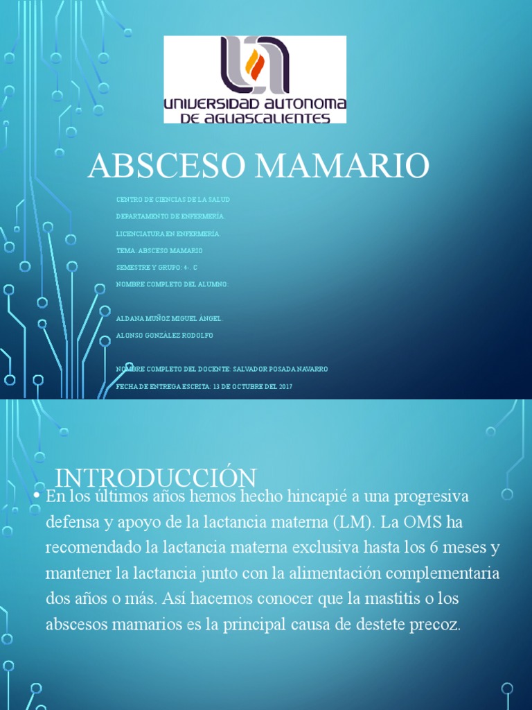 Absceso Mamario Terminado | PDF | Pecho | Cáncer de mama
