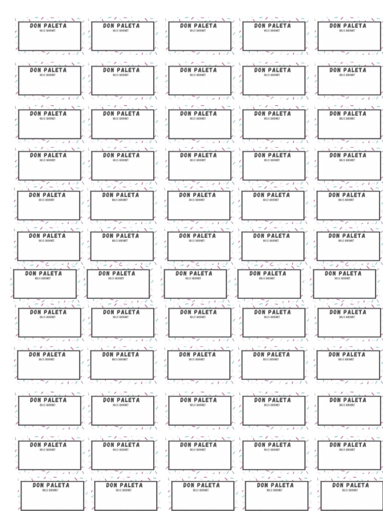 etiquetas bolis | PDF