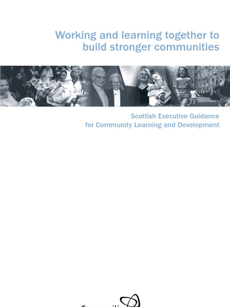Working and Learning Together To Build Stronger Communities | PDF ...