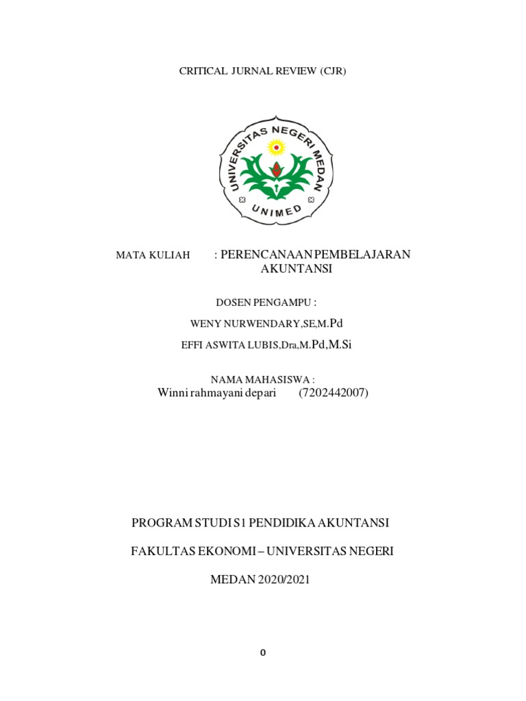 CJR Perencanaan Pembelajaran | PDF
