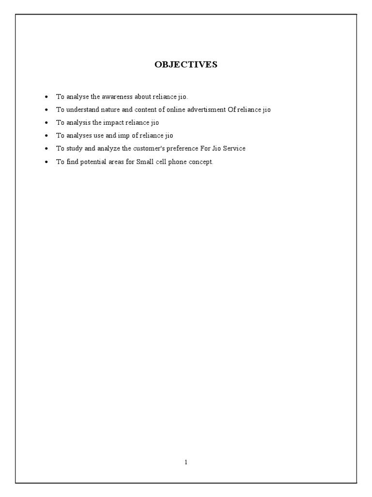 Jio Marketing Strategy Analysis | PDF | Marketing | Strategic Management