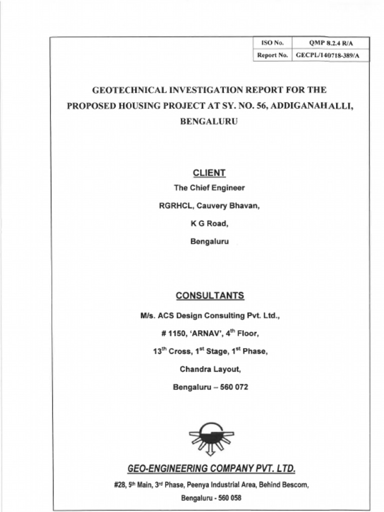 SPT Test Report | PDF | Soil | Soil Science