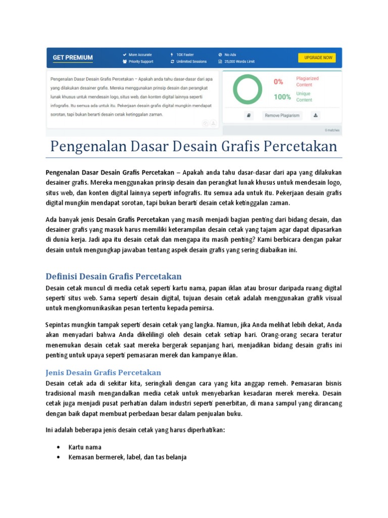 Dasar Desain Grafis Percetakan | PDF | Seni