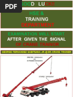 CAT 3 Crane Course Answers | PDF | Crane (Machine) | Elevator