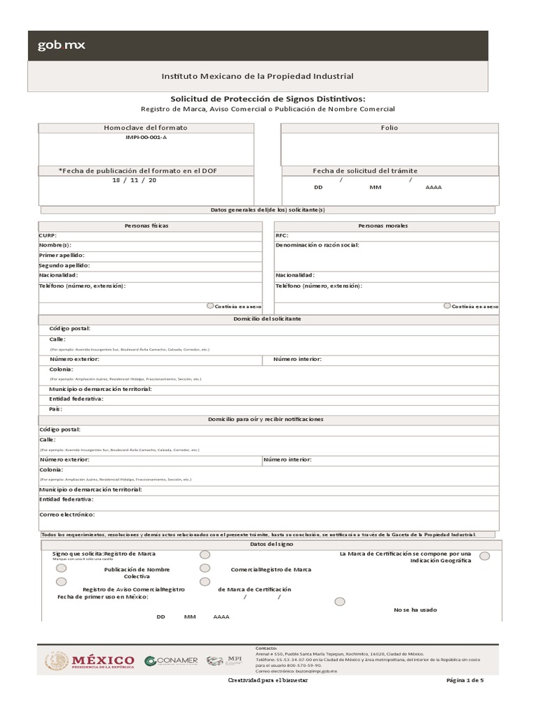 Solicitud de Registro de Marca | PDF | Marca comercial