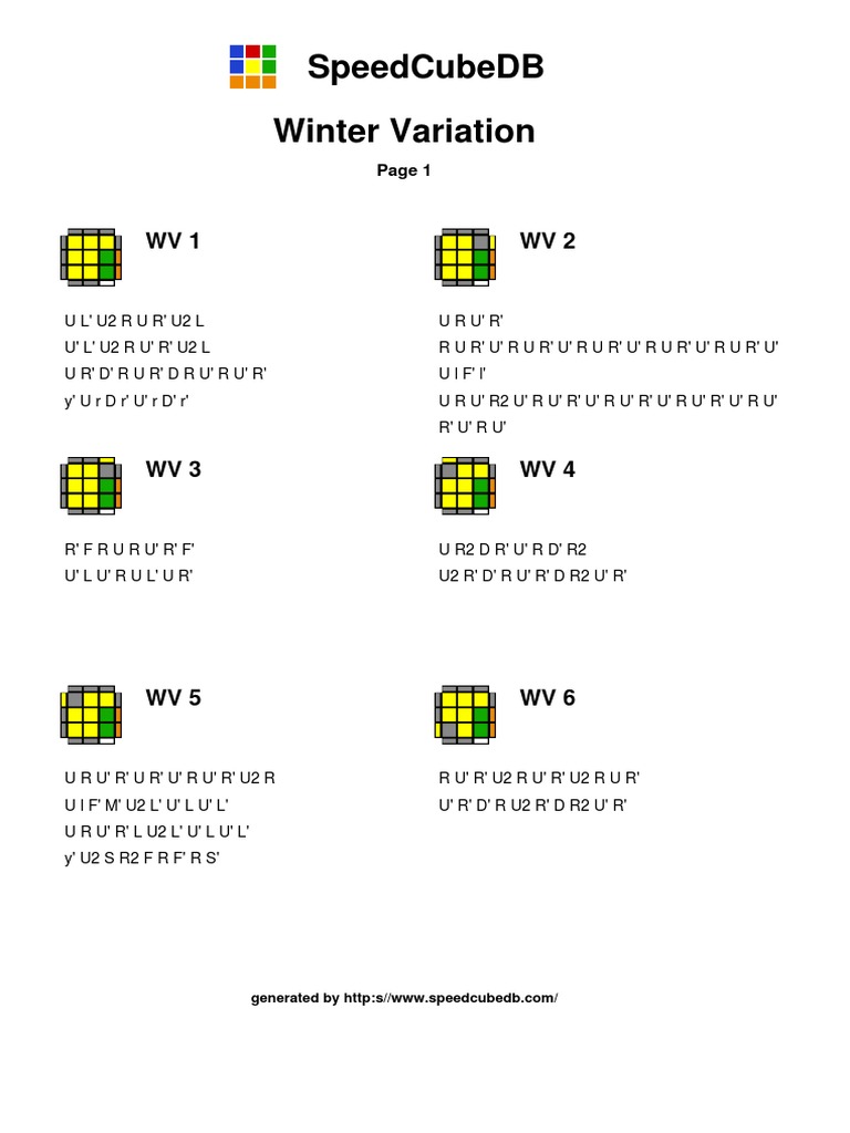 Winter Variations | PDF