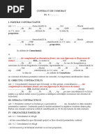 Model Contract de Comodat | PDF