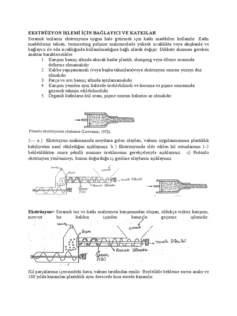 3.srmk ........ Ekstrüzyon-1 | PDF