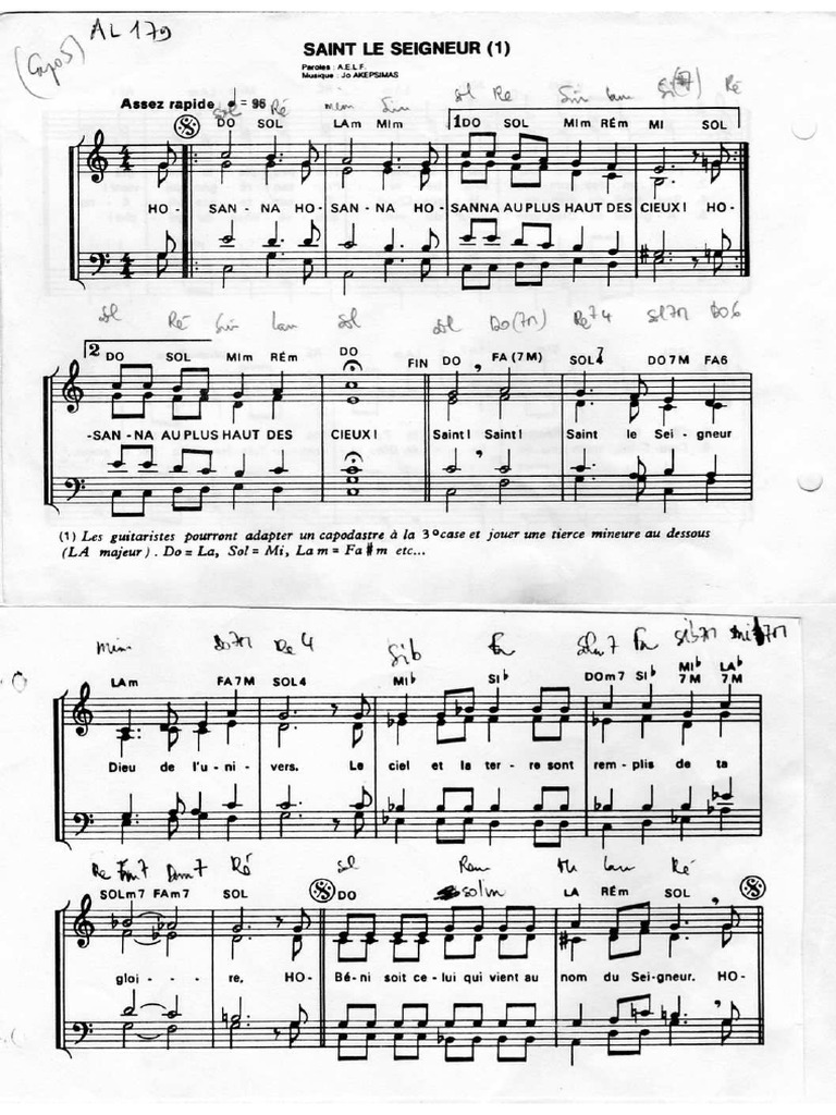 AL179 Petite Messe Sanctus | PDF