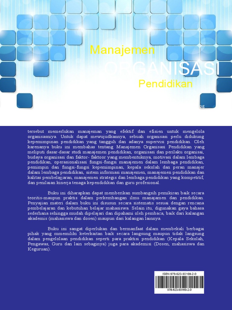 Manajemen Organisasi Pendidikan-Dikonversi | PDF | Karier & Perkembangan