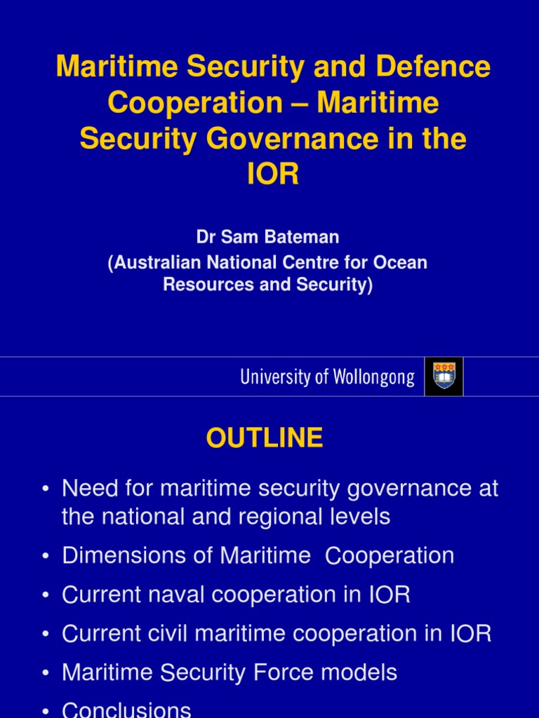 Sam Bateman Presentation | PDF | Coast Guard | Search And Rescue