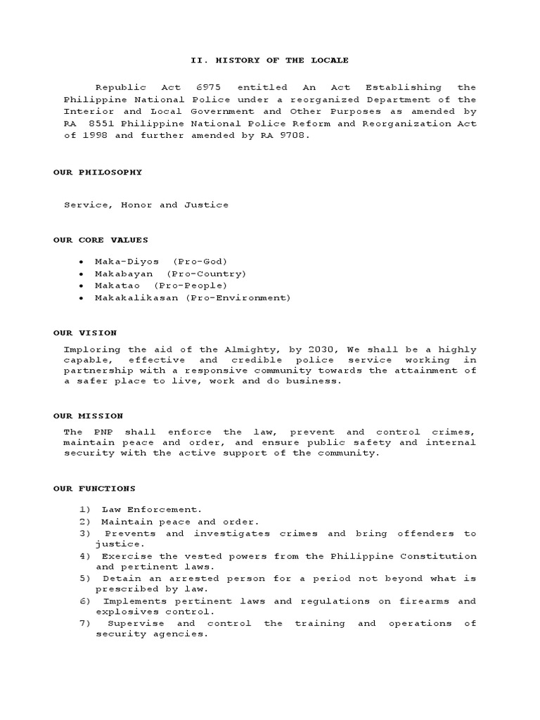 Narrative Report APS | PDF | Police | Crimes