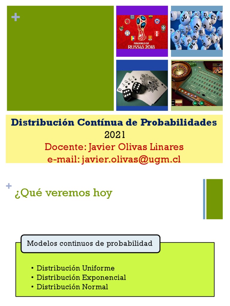 PPT Clase Distribución Contínua Probabilidades | PDF | Distribución ...