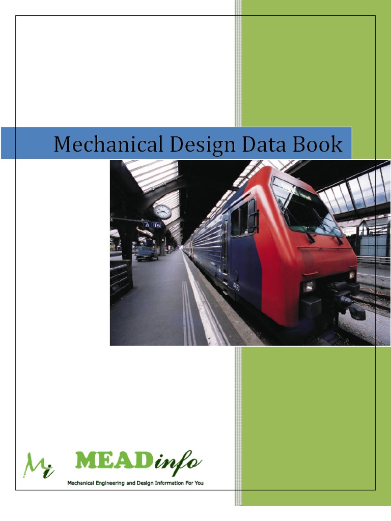 Mechanical Design Data Book | PDF | Gear | Belt (Mechanical)