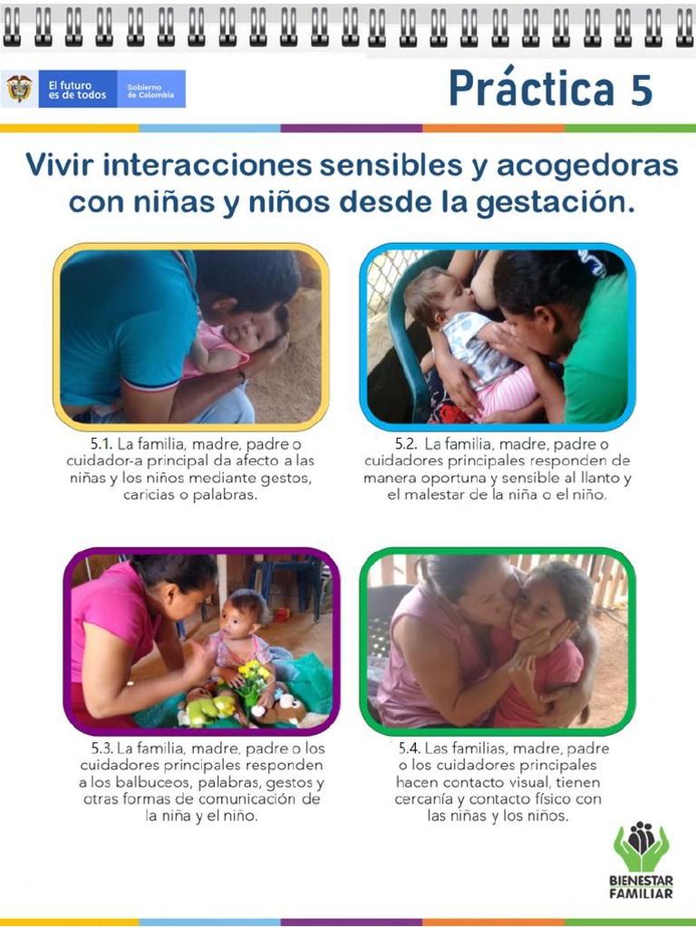5 - FICHA PRÁCTICA CINCO - Vivir Interacciones Sensibles y Acogedoras Con Niñas y Niños Desde La ...