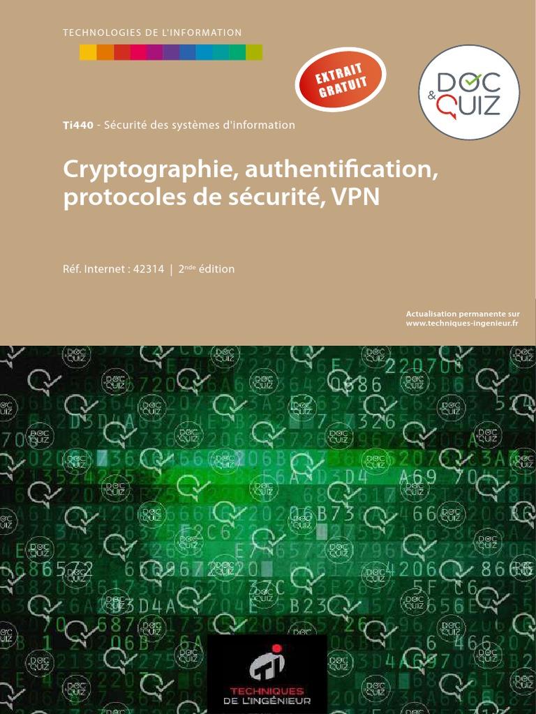 Extrait 42314210 | PDF | Cryptographie | Cryptage