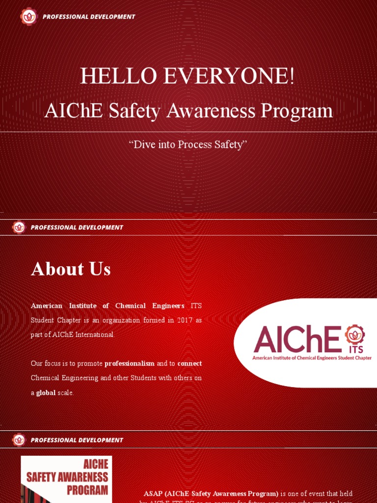 AIChE Safety Certification Process | PDF | Chemical Engineering ...