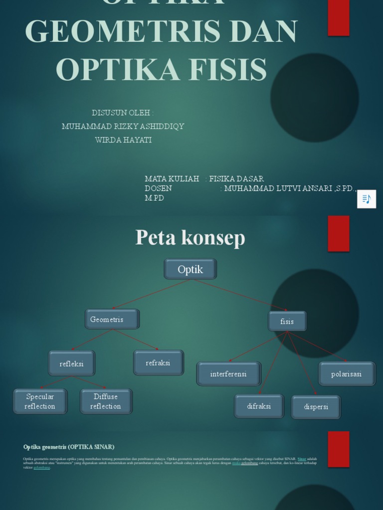 Optika Geometri Dan Optika Fisik | PDF
