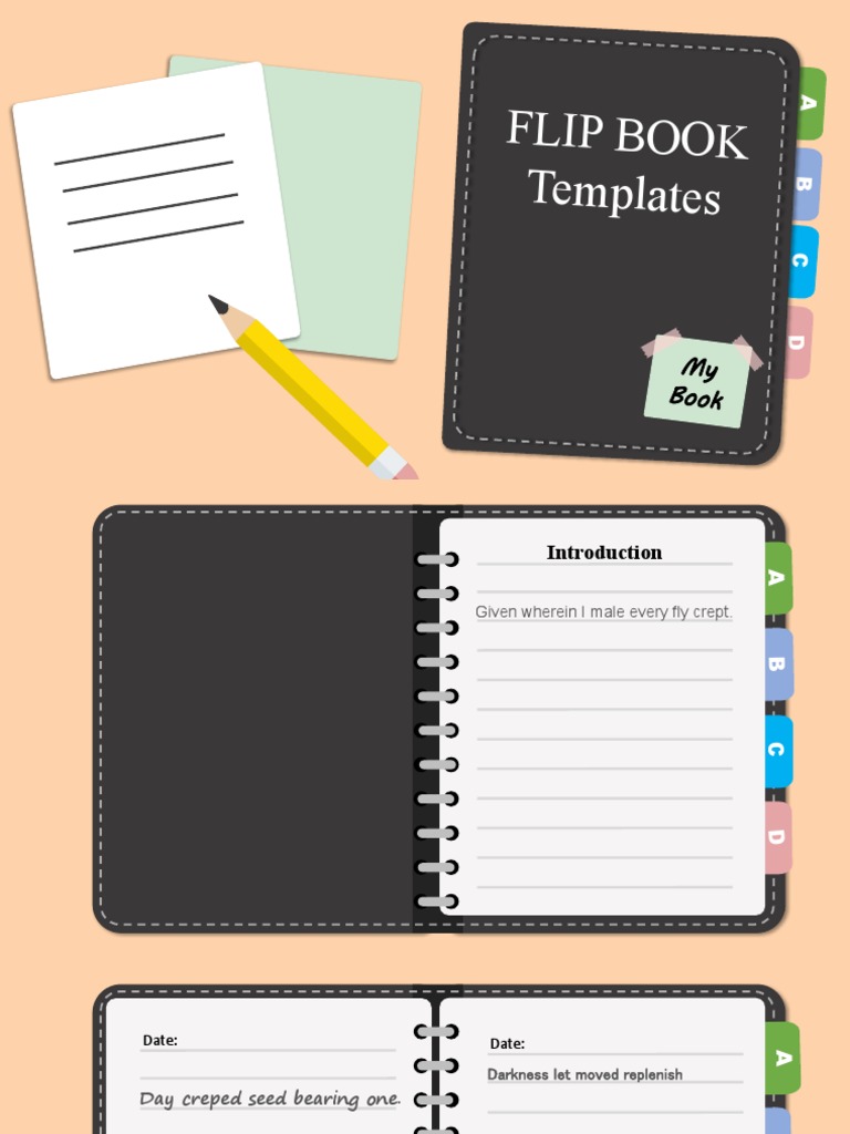 Free Printable Flip Book Templates 50 Paper FREE Parent Flip Book