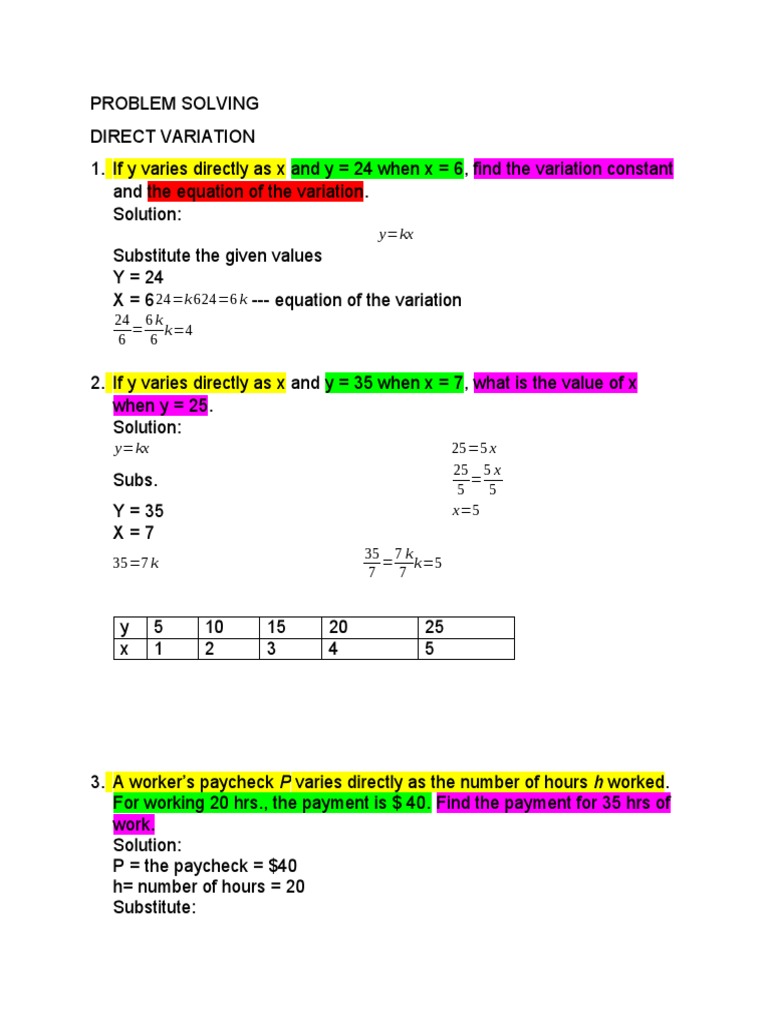 Variations | PDF | Equations | Applied Mathematics