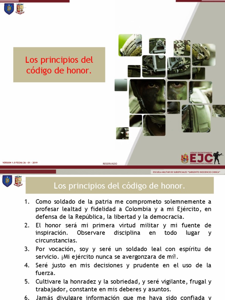 2 Los Principios Del Código de Honor. | PDF