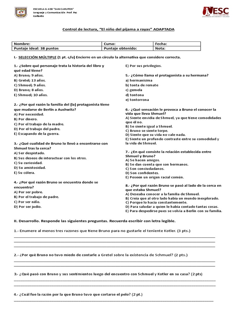 Plan Lector Septimo Junio - ADAPTADA | PDF