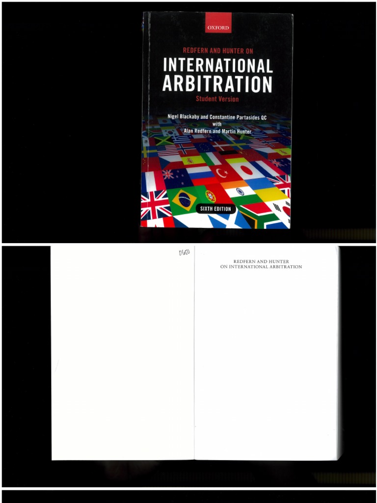 Redfern and Hunter On International Arbitration by Nigel Blackaby | PDF